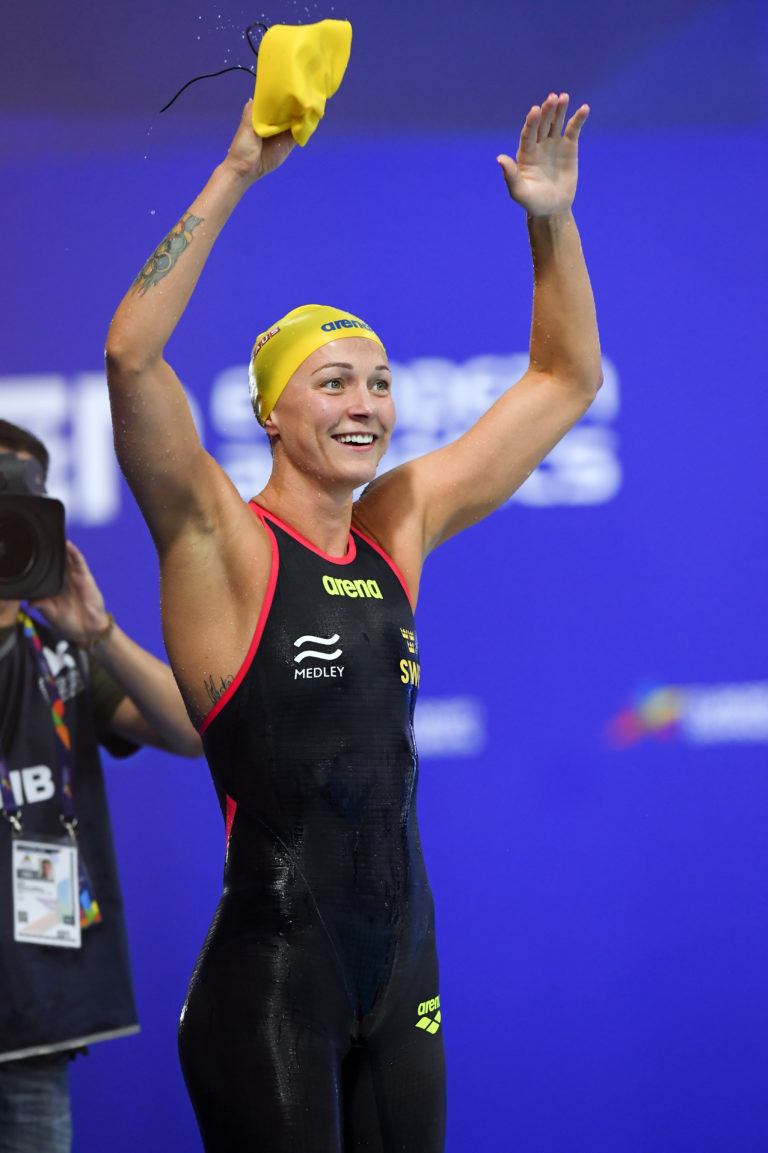 Sarah Sjostrom Parteciperà Alla FINA Champions Swim Series