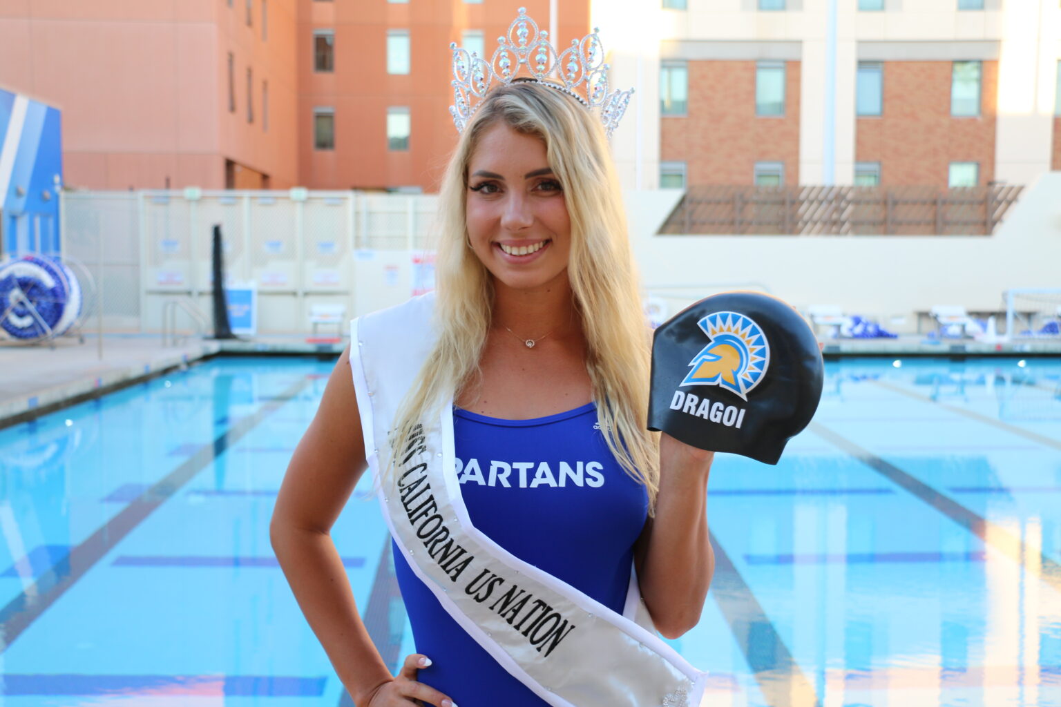 San Jose State Swimmer Andreea Dragoi Wins Miss California US Nation ...