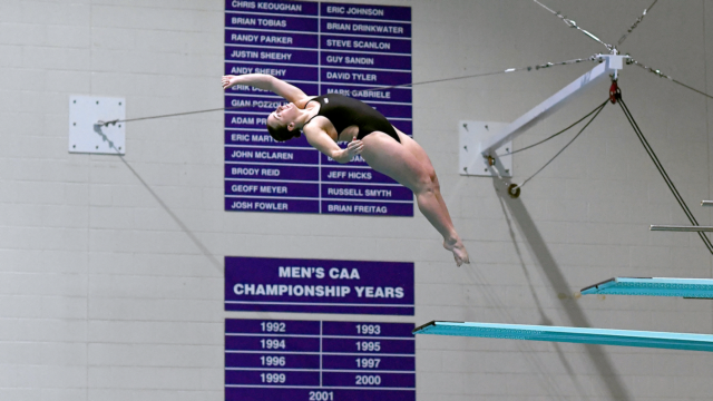 JMU's Maddie Yager Named CCSA Diver of the Year