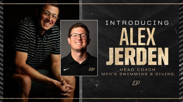 Purdue Announces Alex Jerden as the Next Head Coach of Men's Swimming ...
