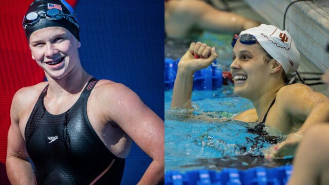 Alex Shackell Swims 54.69 (#8 15-16), Anna Peplowski Swims 54.81 LCM ...