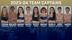 Queens Swimming Announces 2023-2024 Team Captains