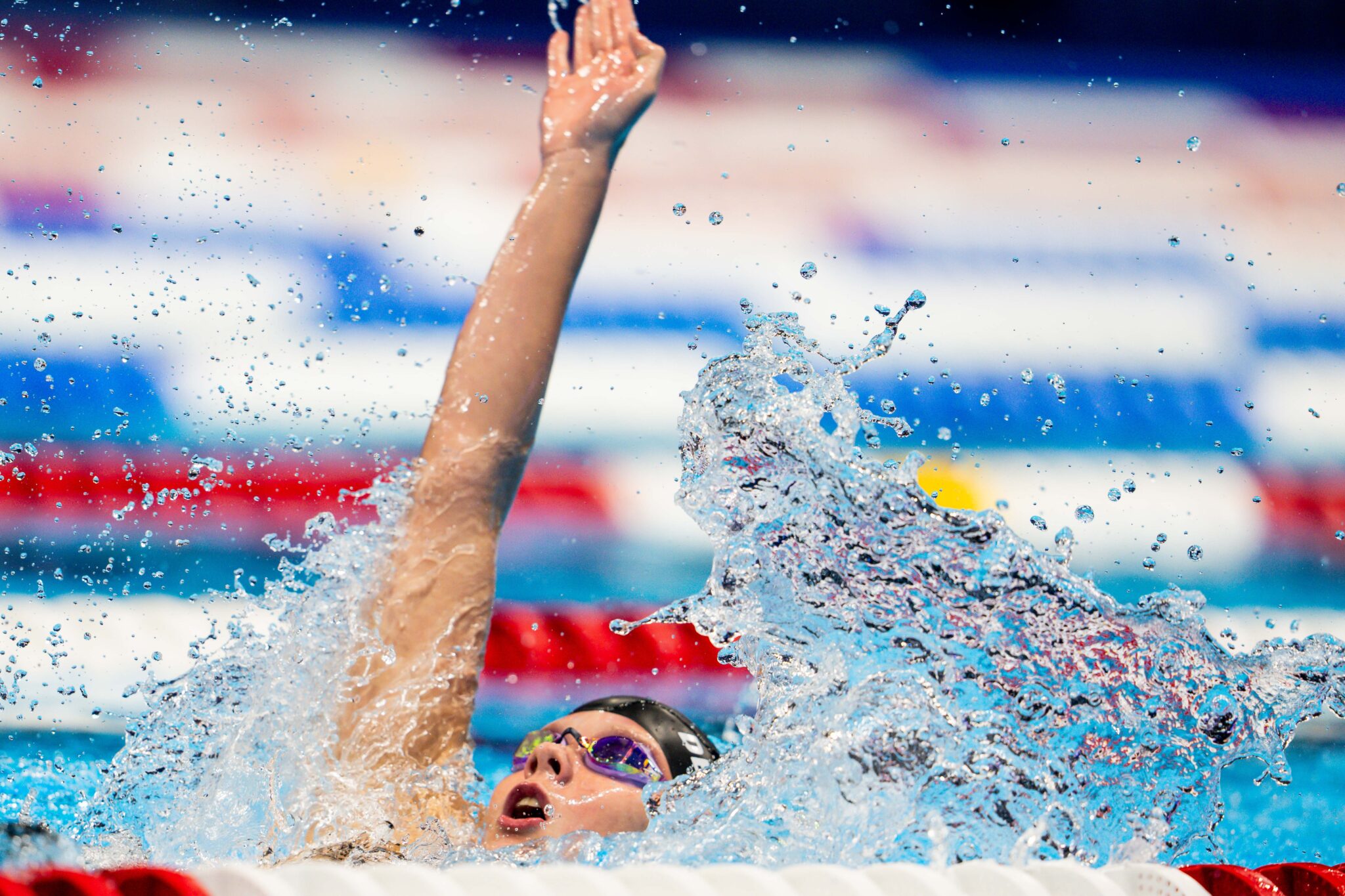 #2 Seeded Audrey Derivaux Scratches 200 Back Final At Speedo Winter ...