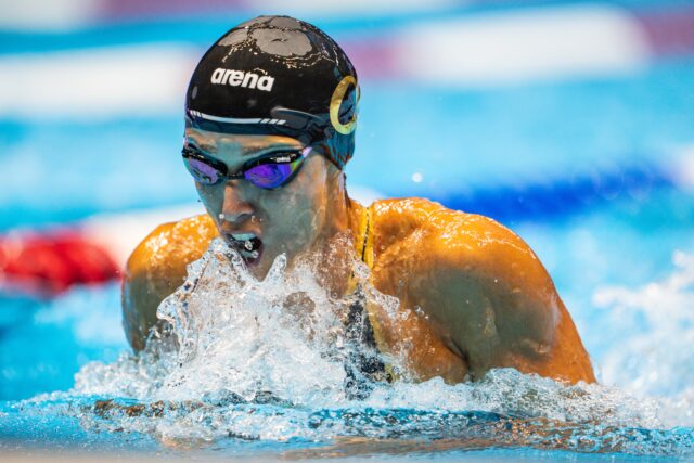 46-Year-Old Gabrielle Rose Claims Victory with 1:08.50 100 BR on Day 1 ...