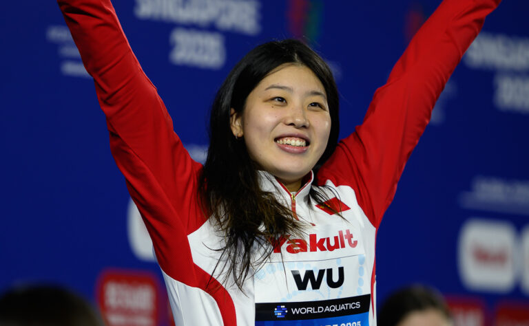 Wu Qingfeng Sfiora Il Record Nazionale Nei 50 Stile-Wang Changhao Firma ...
