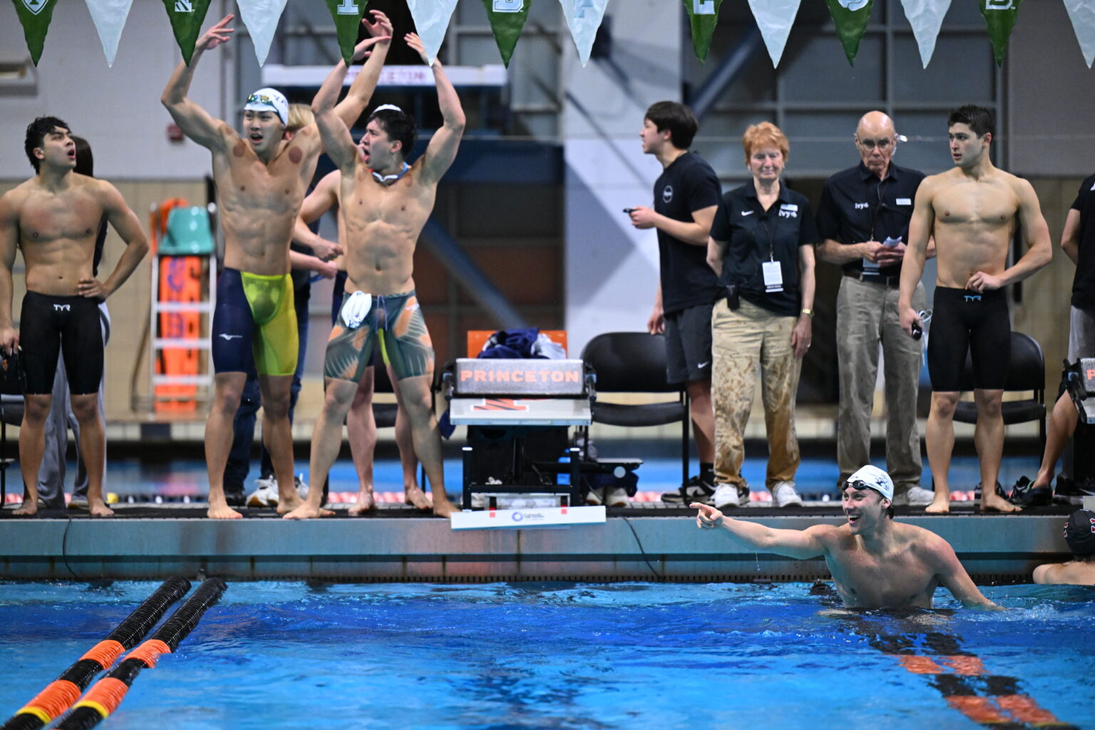 Yale's 400 Medley Relay Breaks Ivy Meet and Pool Records with 3:04.65