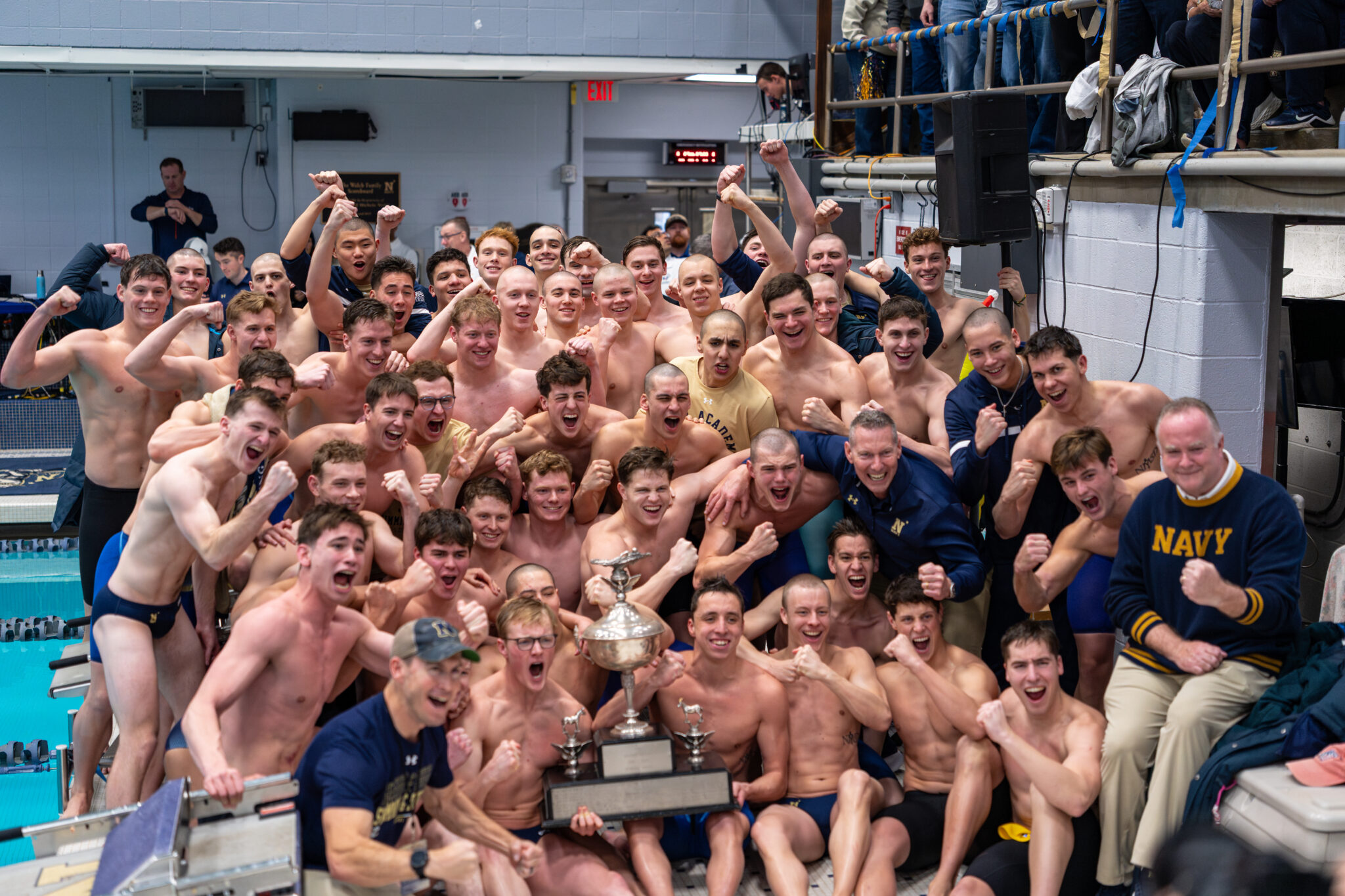 Records Tumble as Navy Completes Sweep of Army, Women Secure Narrow ...